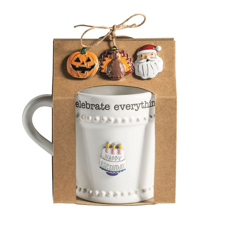 Simply Charming Holiday Mug Set by Mud Pie
